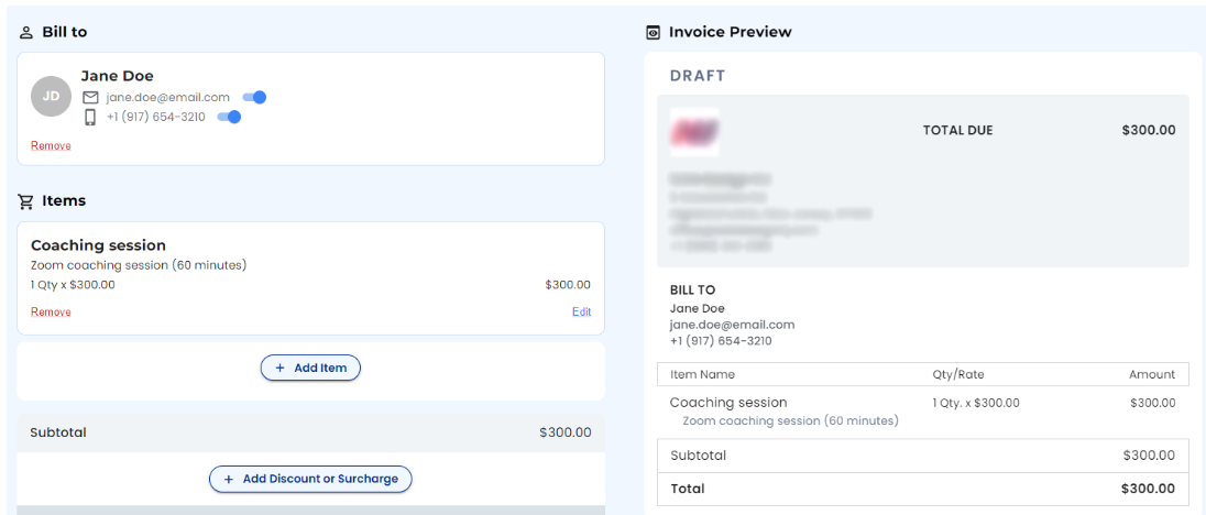 How to Create an Invoice with Finli - Finli