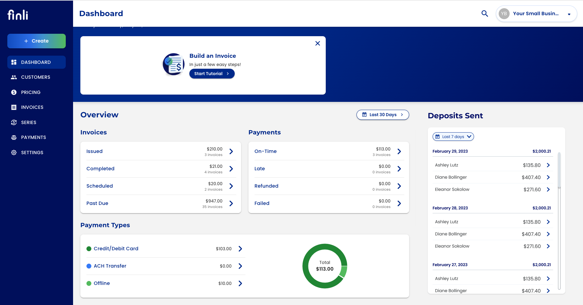 Quickbooks Integration & Invoice Numbers - Finli