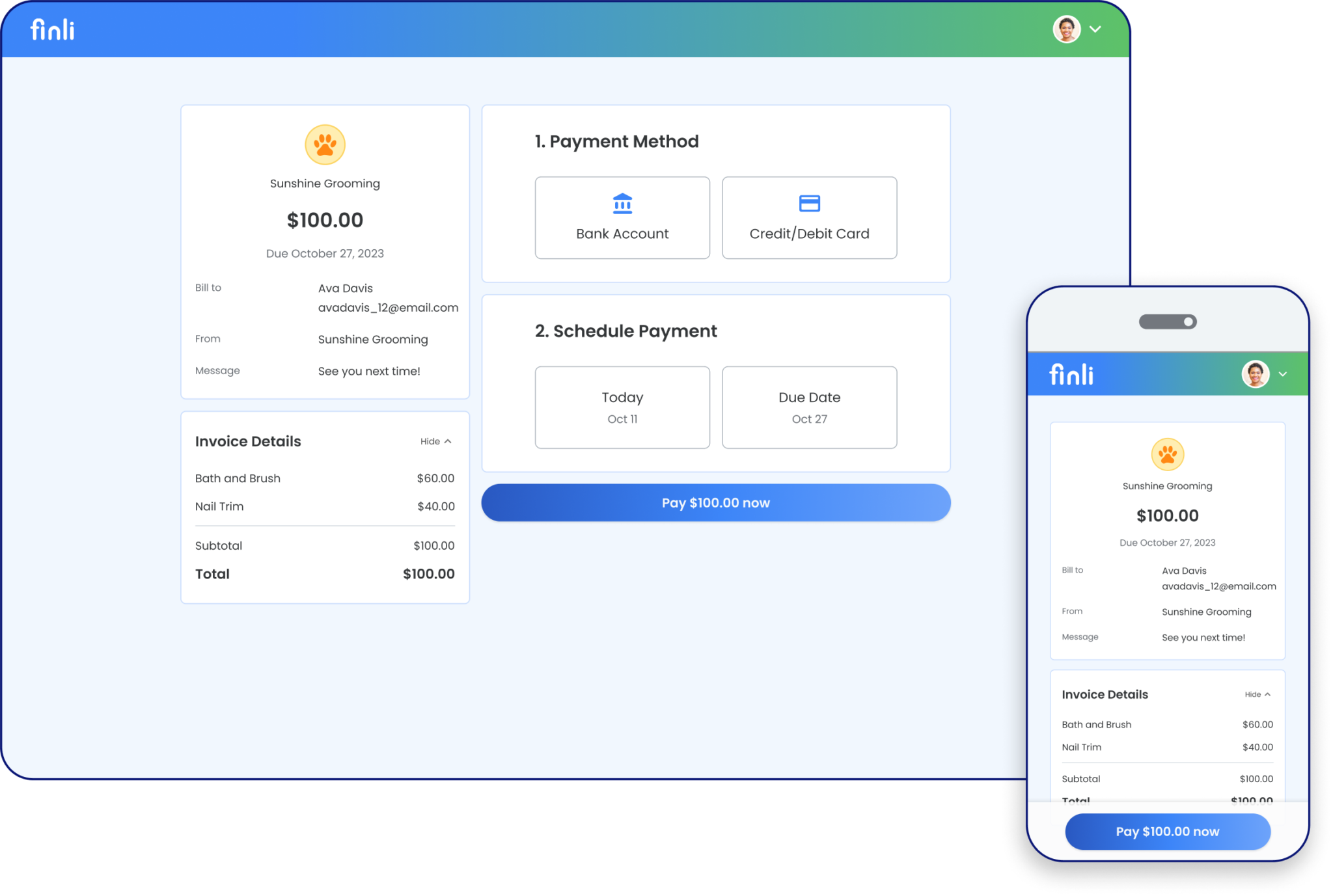 Digital Payment System - Finli