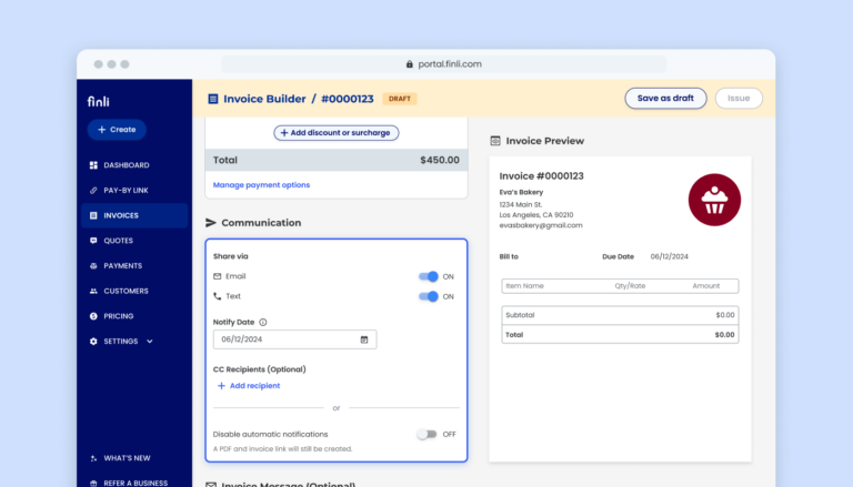 Invoicing + Digital Payments for Small Businesses - Finli